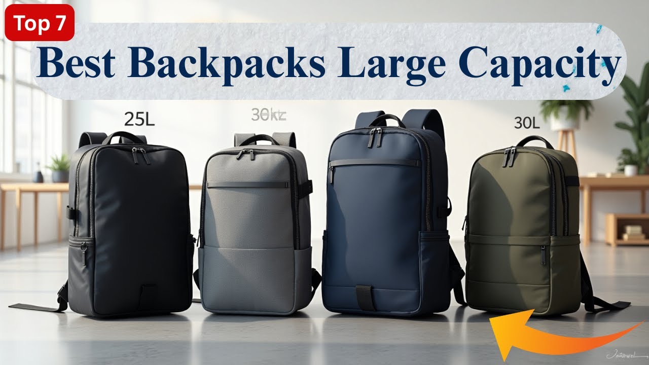 Top 7 Best Backpacks Large Capacity in 2026 | Travel, Work & Everyday ...