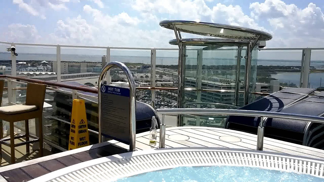 Norwegian breakaway spice H20 lounge - YouTube