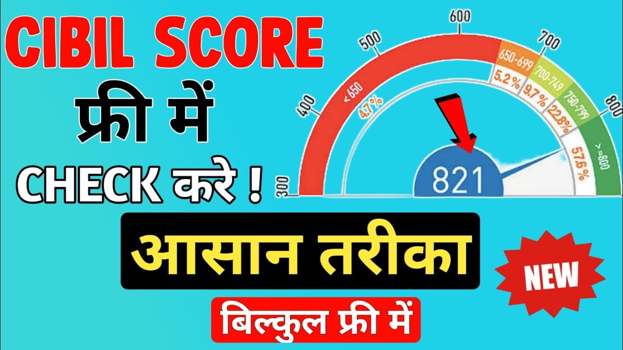 Free Me Cibil Score Kaise Check Kare I How to Check Cibil Score Free ...