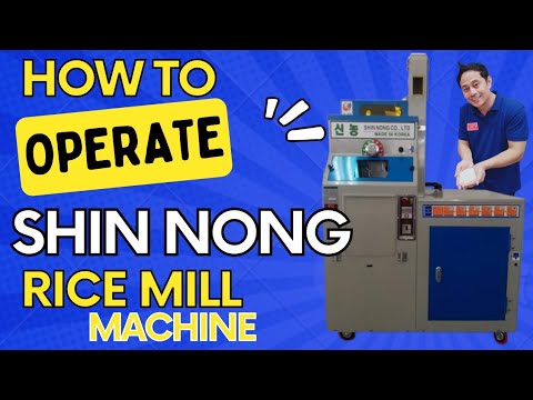 HOW TO OPERATE SHIN NONG RICE MILL MACHINE ? by Ian Canillas Vlogs ...