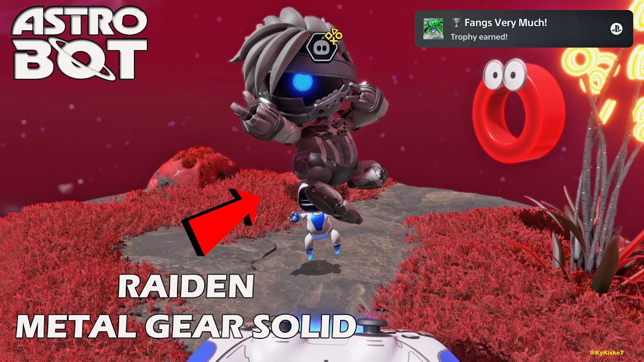 Astro Bot (PS5)-Raiden & Big Boss Rolling Rampage, Swinging Sentries ...