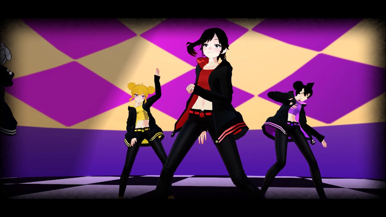【RWBY MMD】Sweet Devil (Colate Remix)【Ruby, Weiss, Blake, Yang】 - YouTube