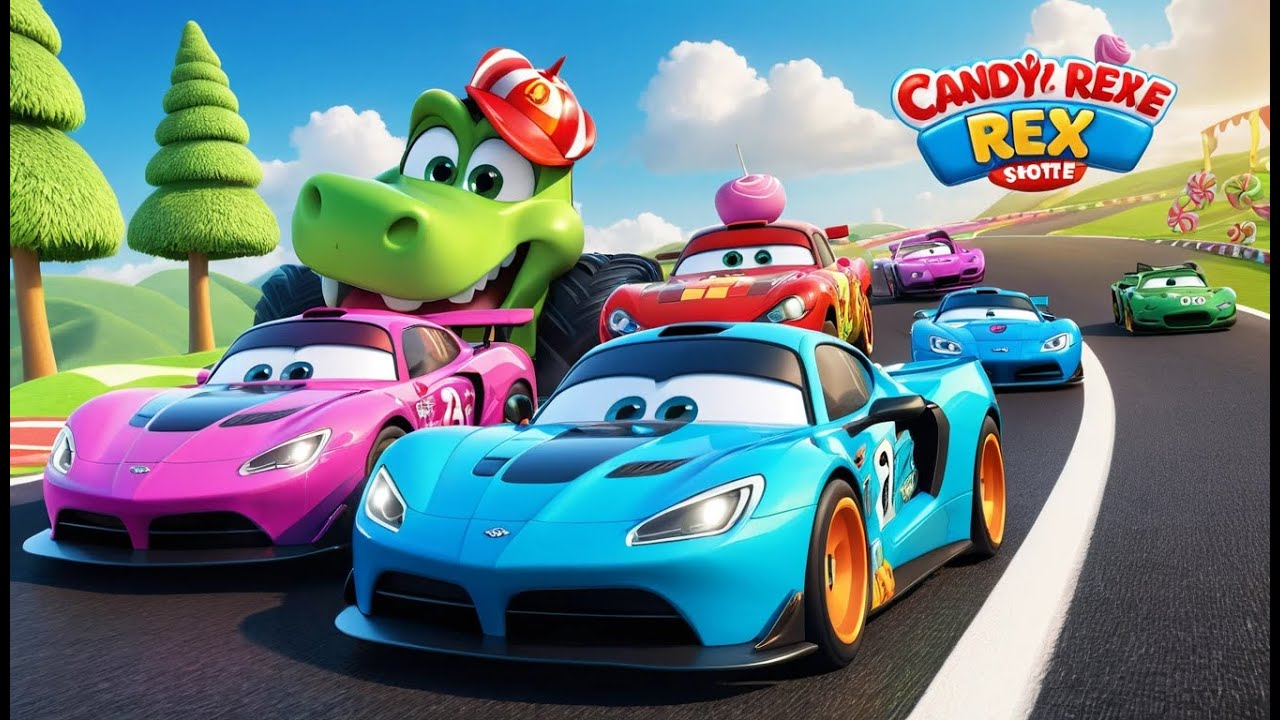 Racing Rex and the Hot Wheels Rally | Fast Car Song for Kids | Exciting ...