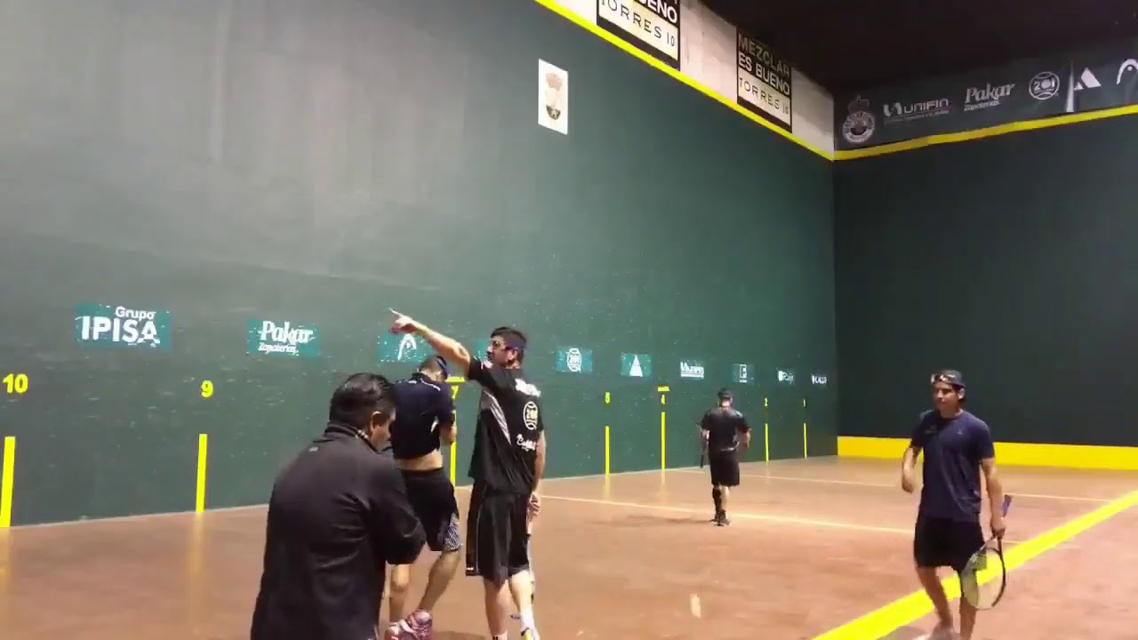 FRONTENIS DOBLES CLUB ESPAÑA 2018 CHARRO Y FRÍAS VS PONCHÓ Y PORTILLA ...