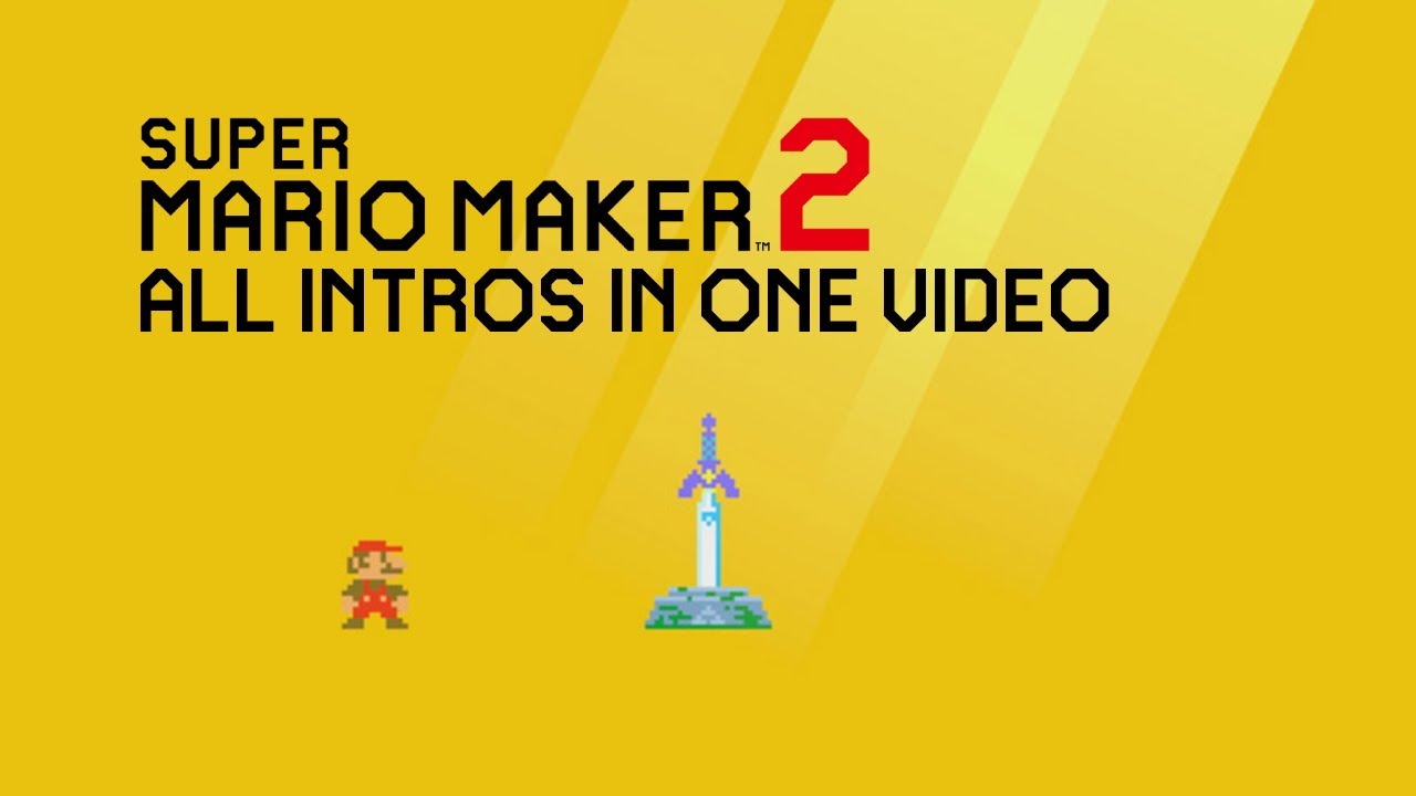 All Intros in One Video of Mario Maker 2 🔨 - YouTube