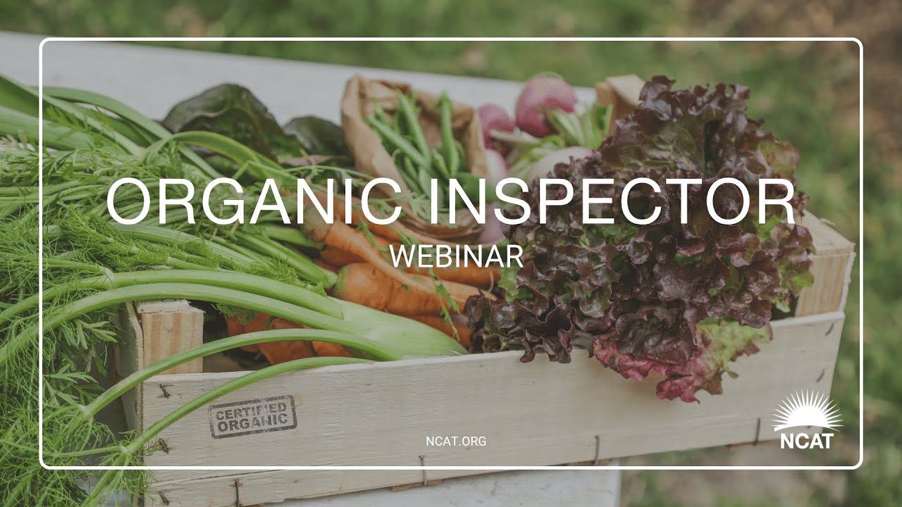 Organic Inspector Webinar - YouTube