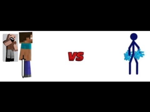 HEROBRİNE VS BLUE STİCKMAN|DRAW CARTTONS2 MİNECRAFT ANİMATİON - YouTube