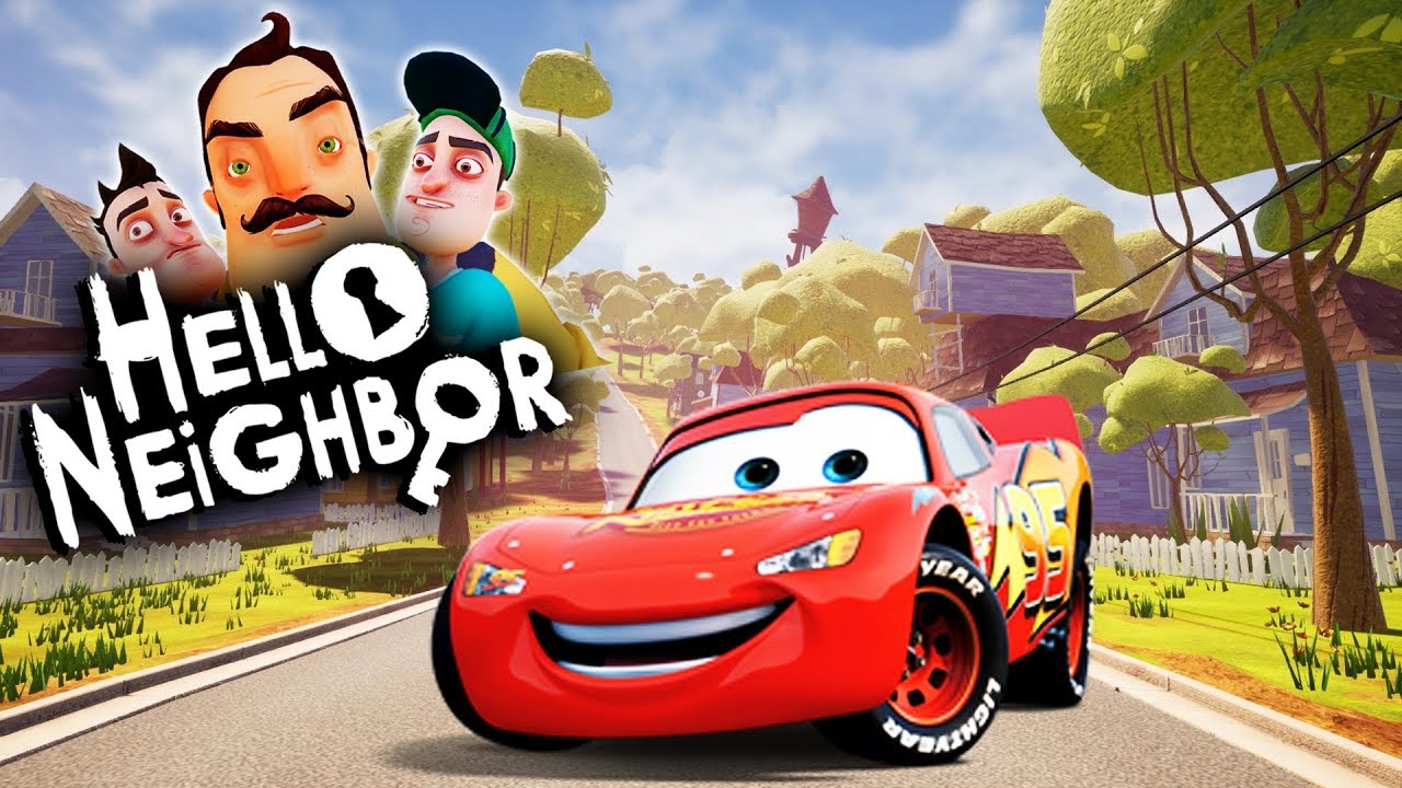 HELLO LIGHTNING MCQUEEN (Disney Pixar Cars) | Hello Neighbor Mod - YouTube