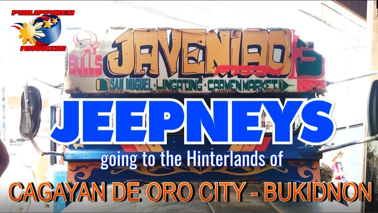 Jeepneys going to the Hinterlands of Cagayan de Oro City and Bukidnon ...