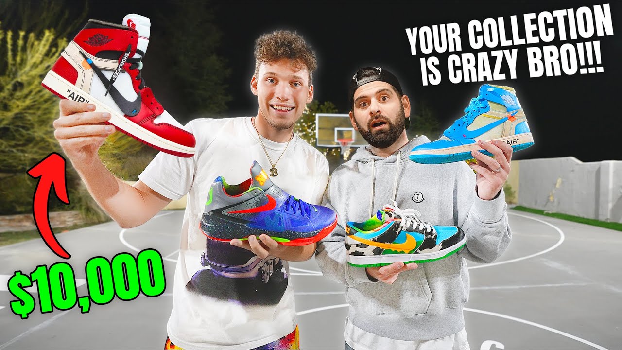 JESSER SHOWS HIS $100,000 SNEAKER COLLECTION!! *SO MUCH HEAT* - YouTube