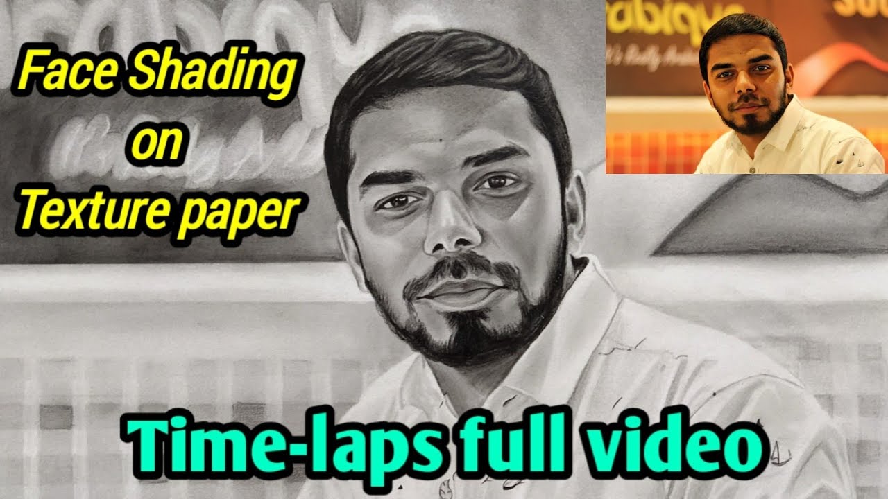 Commissioned Portrait | shading on texture paper | smooth shading on ...