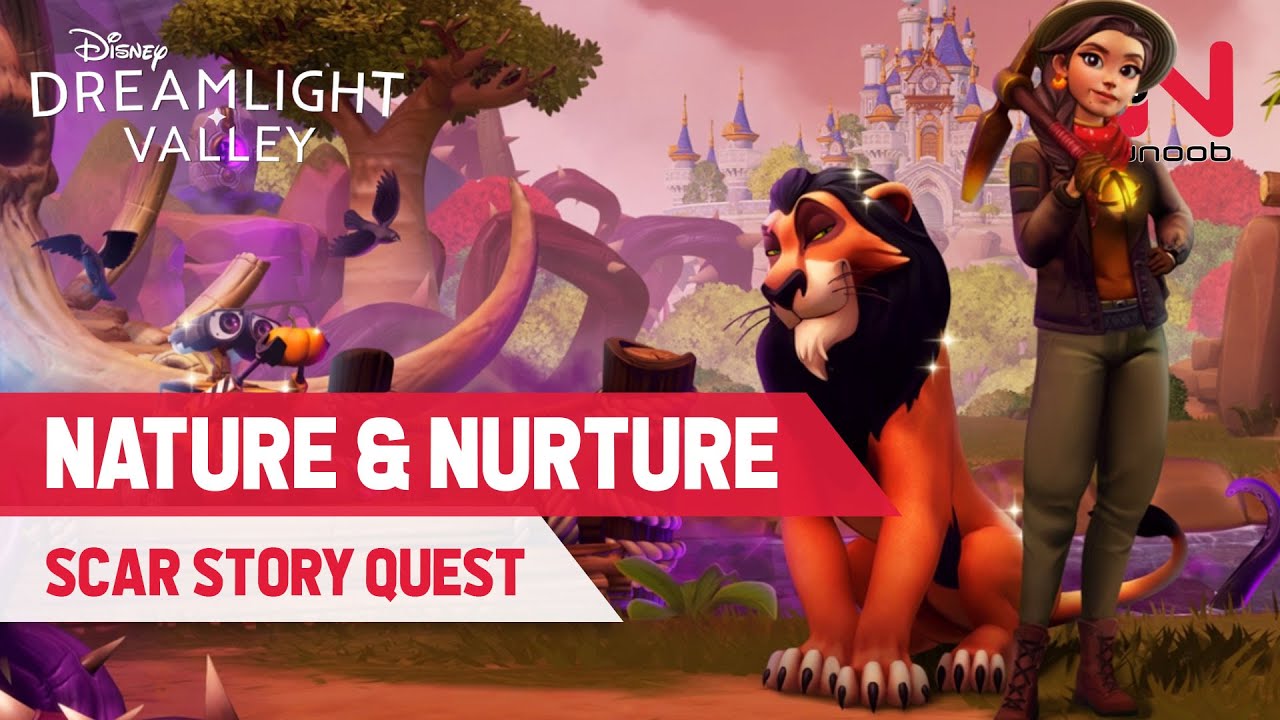 Nature & Nurture Scar Story Quest Guide Disney Dreamlight Valley - YouTube
