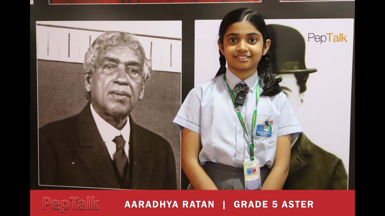 PEP TALK BY AARADHYA RATAN | GRADE 5 ASTER | YOUR THOUGHTS SHAPE YOUR WORLD|RAINBOW SCHOOL ...