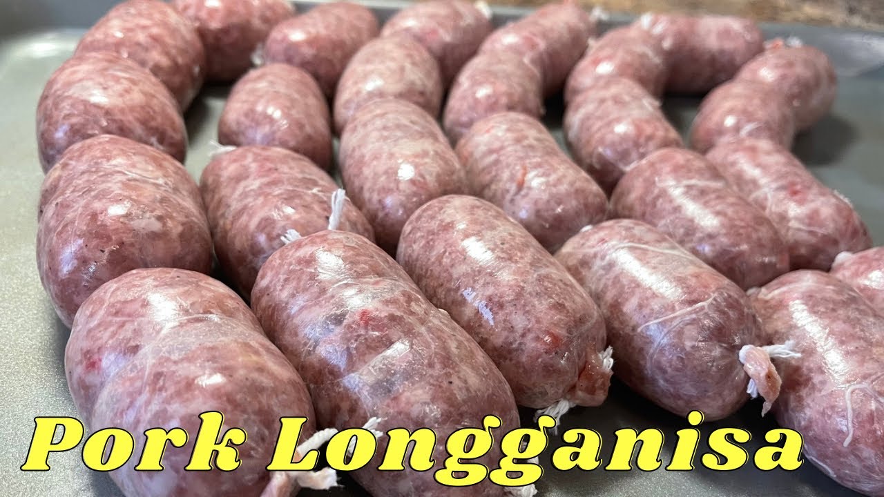 How To Make Pork Hamonado Longganisa Homemade Pork Longganisa