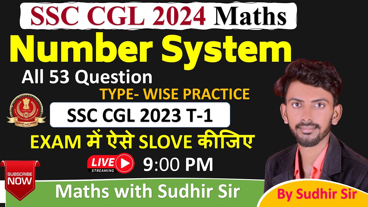Number System for SSC CGL 2024 Practice🔥| SSC CGL 2023 all 53 Questions ...