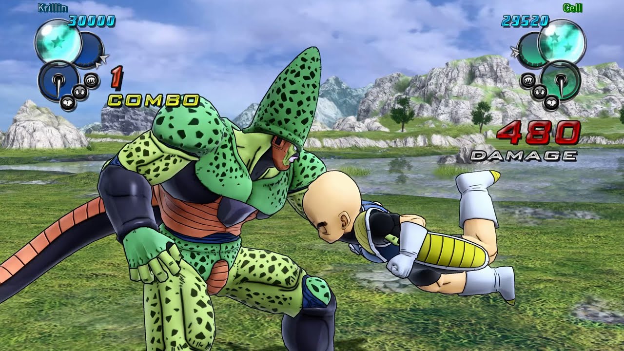 Krillin Vs Cell (2nd From) - Hardest Level Epic Fight | Dragon Ball Z ...