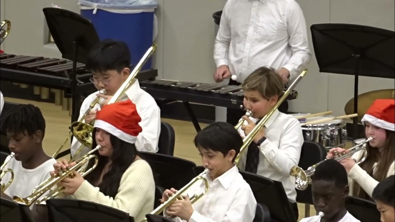 First Fallen Snow Concert Band Odle Holiday Band concert 2024 - YouTube