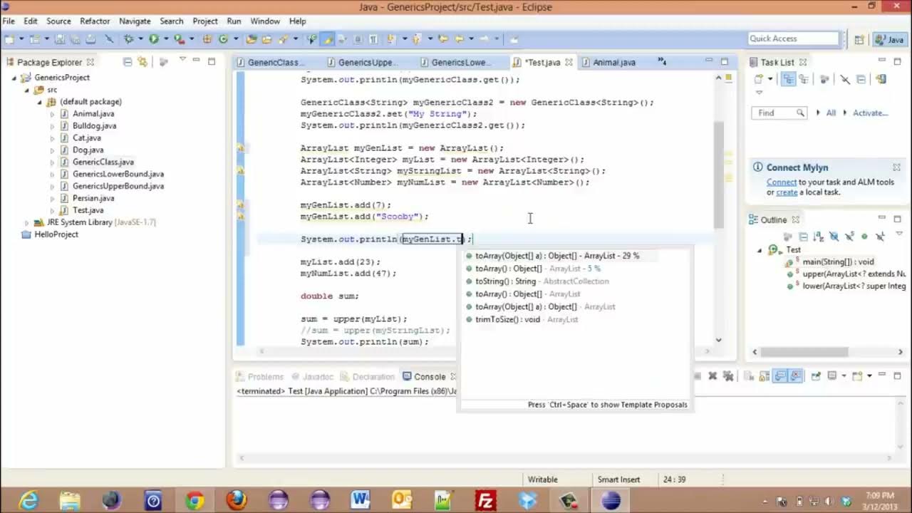Java Generics Example 2 - Youtube