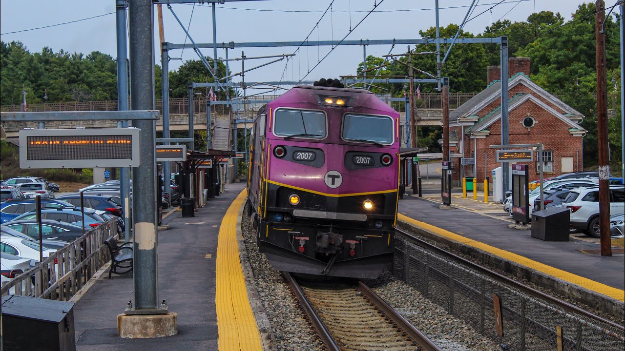 Amazing MBTA/Amtrak Train Action @ Sharon & Mansfield!! (9/18/24) - YouTube