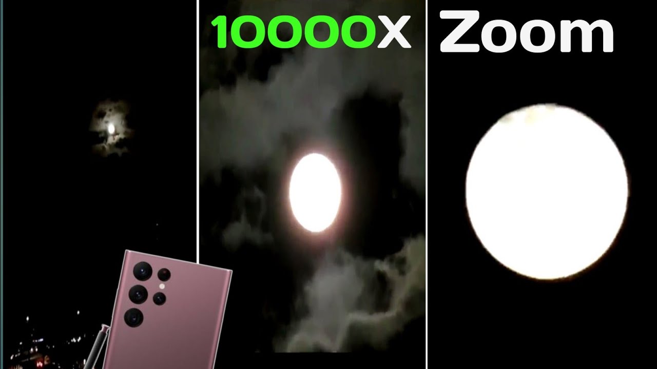 Galaxy S22 Ultra 10000X Zoom Camera 😱😱 - YouTube