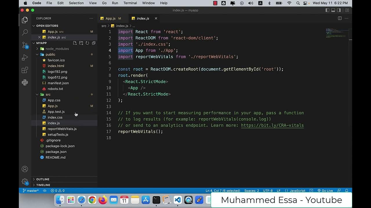 5 React JS template & variables - YouTube