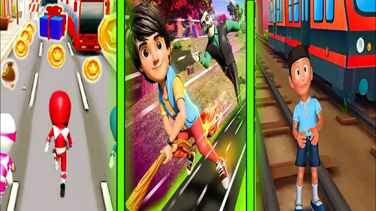 pinake And Happy Game VS Subway escape casual surfers VS PJ Ranger ...