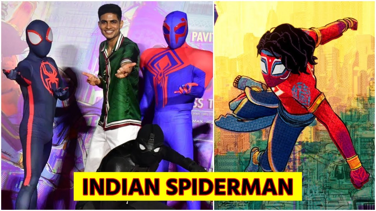 Indian Spider-man Across The Spiderverse Trailer Launch With Shubham ...
