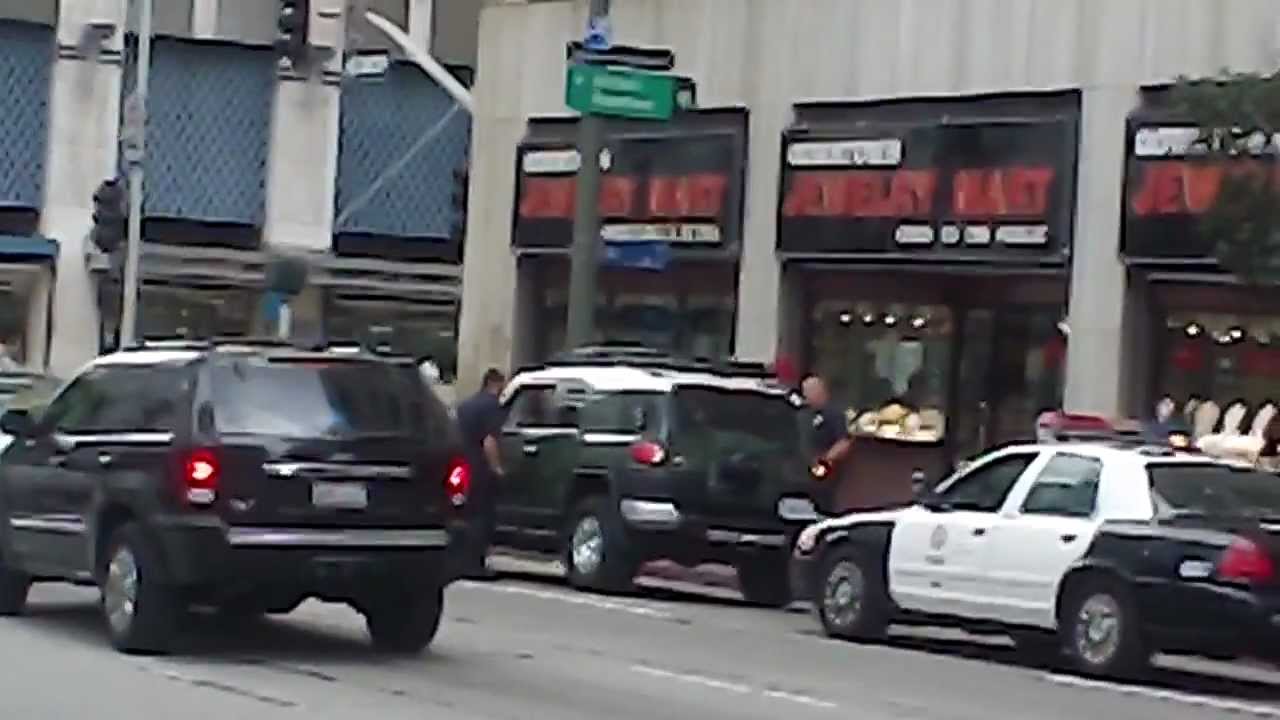 Formal LAPD Police Traffic Stop - Downstreet$ - YouTube