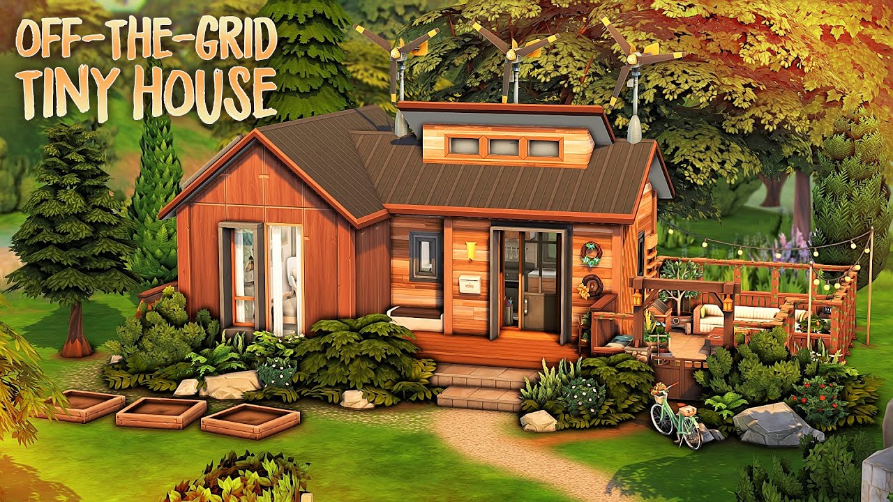 LUXURIOUS OFF THE GRID TINY HOUSE The Sims 4 Speed Build YouTube luxurious-off-the-grid-tiny-house-the-sims-4-speed-build-youtube