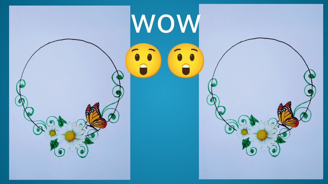 Simple Circle ⭕ Front Page Design - YouTube