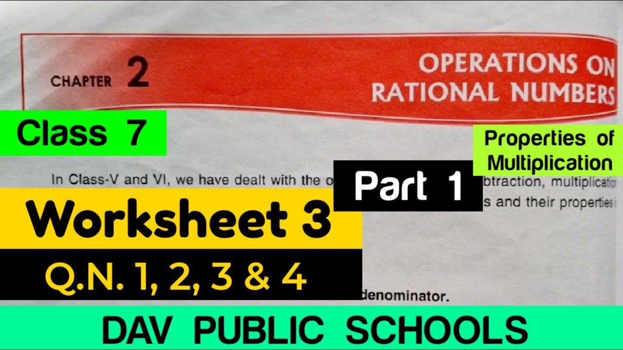 DAV Class 7 Maths Chapter 2 Worksheet 3 Q N 1 2 3 4 YouTube dav-class-7-maths-chapter-2-worksheet-3-q-n-1-2-3-4-youtube