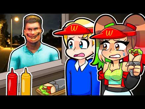We Worked The NIGHT SHIFT at the SCARY SHAWARMA KIOSK..