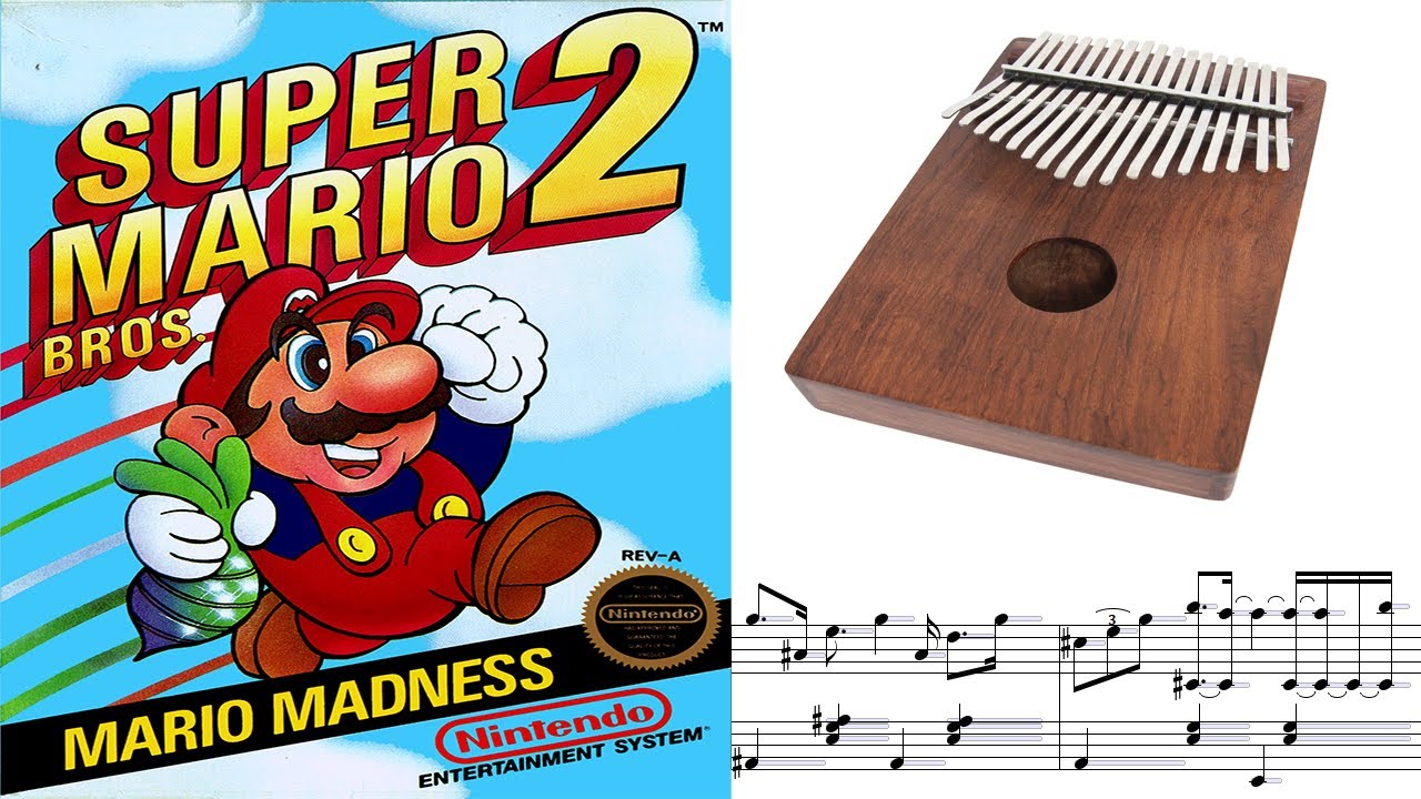 Super Mario Bros 2 (NES) Overworld Theme on kalimba - YouTube
