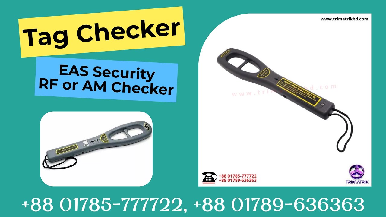 EAS Security Tag Tester | EAS AM Tag Recheck | EAS Security RF Tag ...