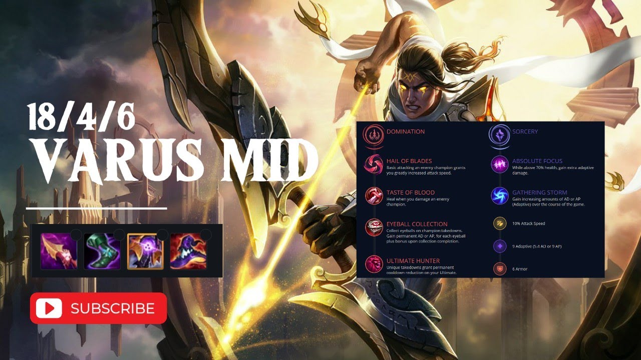 League of Legends - Varus Ap Mid vs Sylas - Patch 13.24 b - YouTube