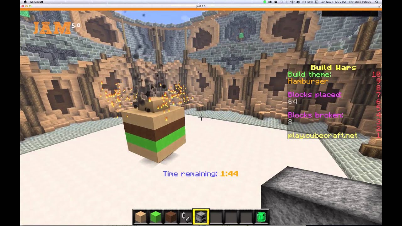 Minecraft Build Battle – Hamburger! - YouTube