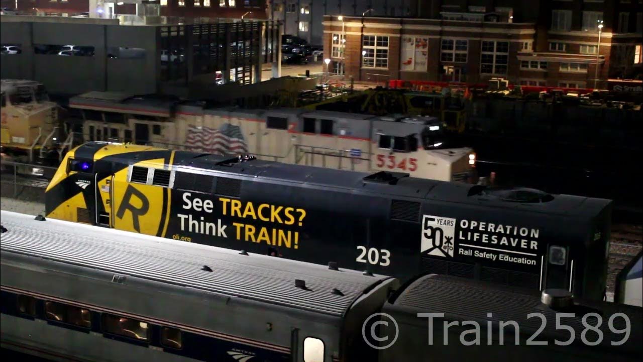 Amtrak 203 Operation Lifesaver on train 3 - YouTube