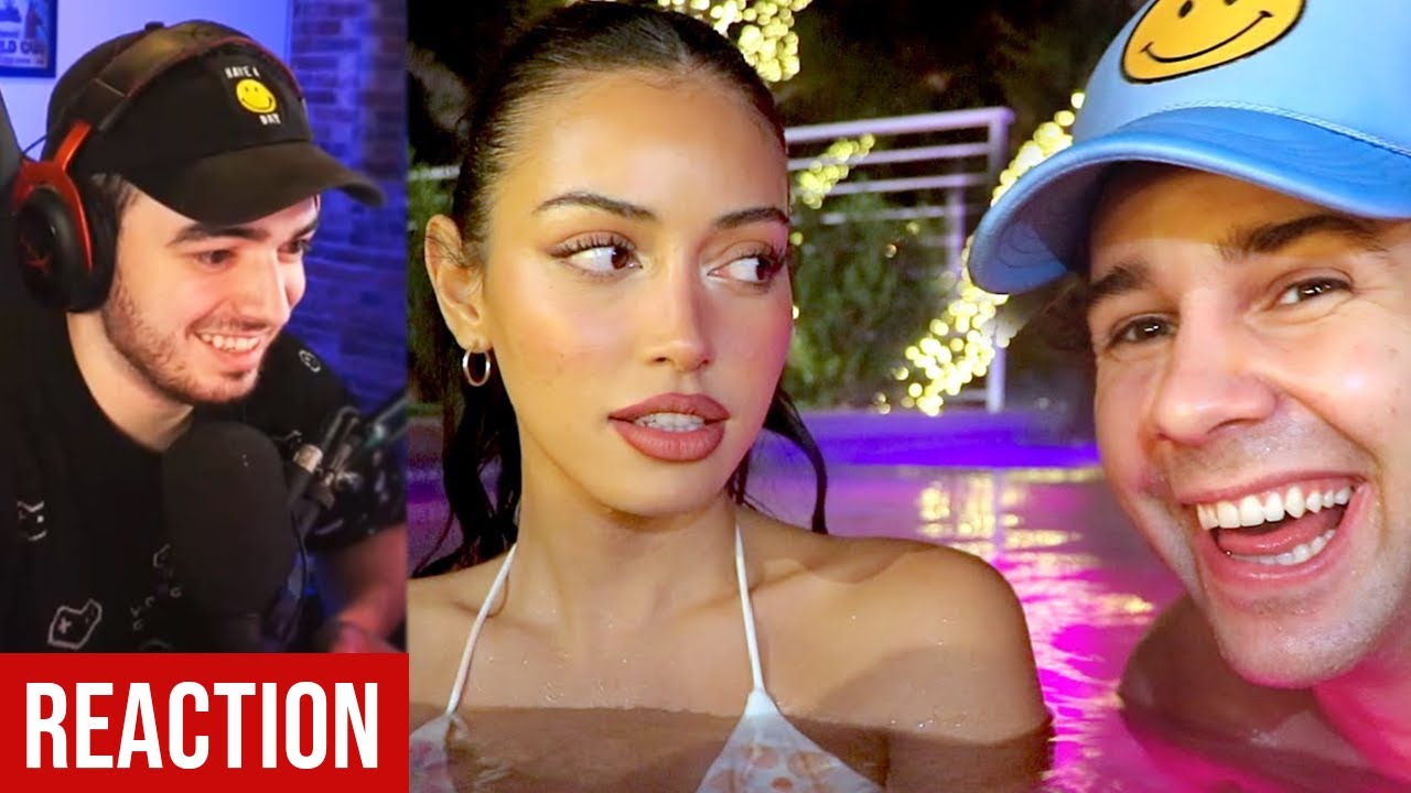 Reacting to "HOT-TUBBING WITH DREAM GIRL!!" by David Dobrik | Henis ...
