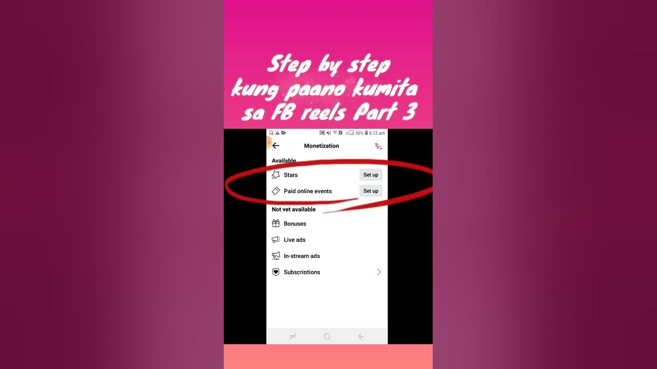 Step by step guide kung paano kumita sa FB reels Part 3 - YouTube