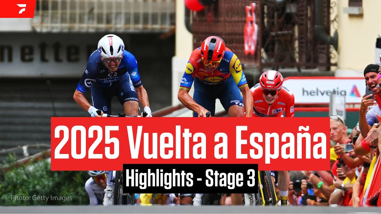 Vuelta a España 2025 Stage 3 Highlights - YouTube