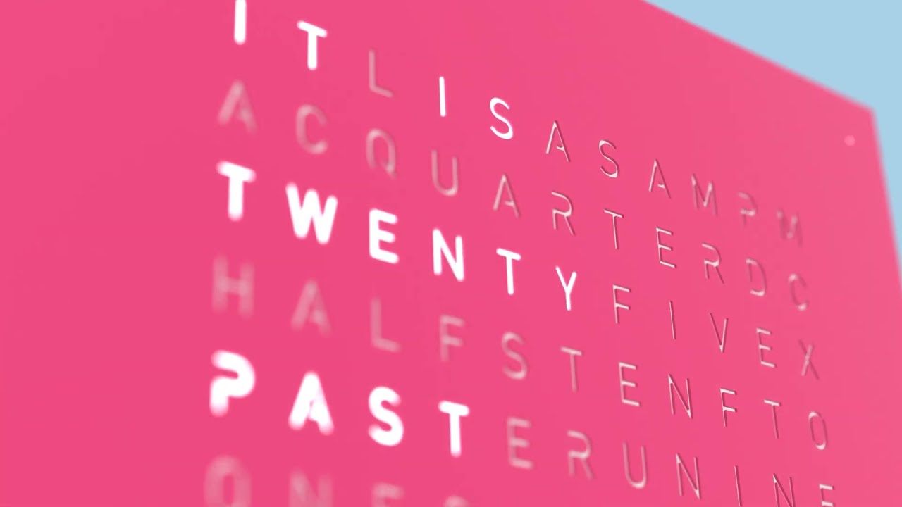 QLOCKTWO PRETTY PINK: ONE PINK FOR EVERYONE #QLOCKTWO #prettypink - YouTube