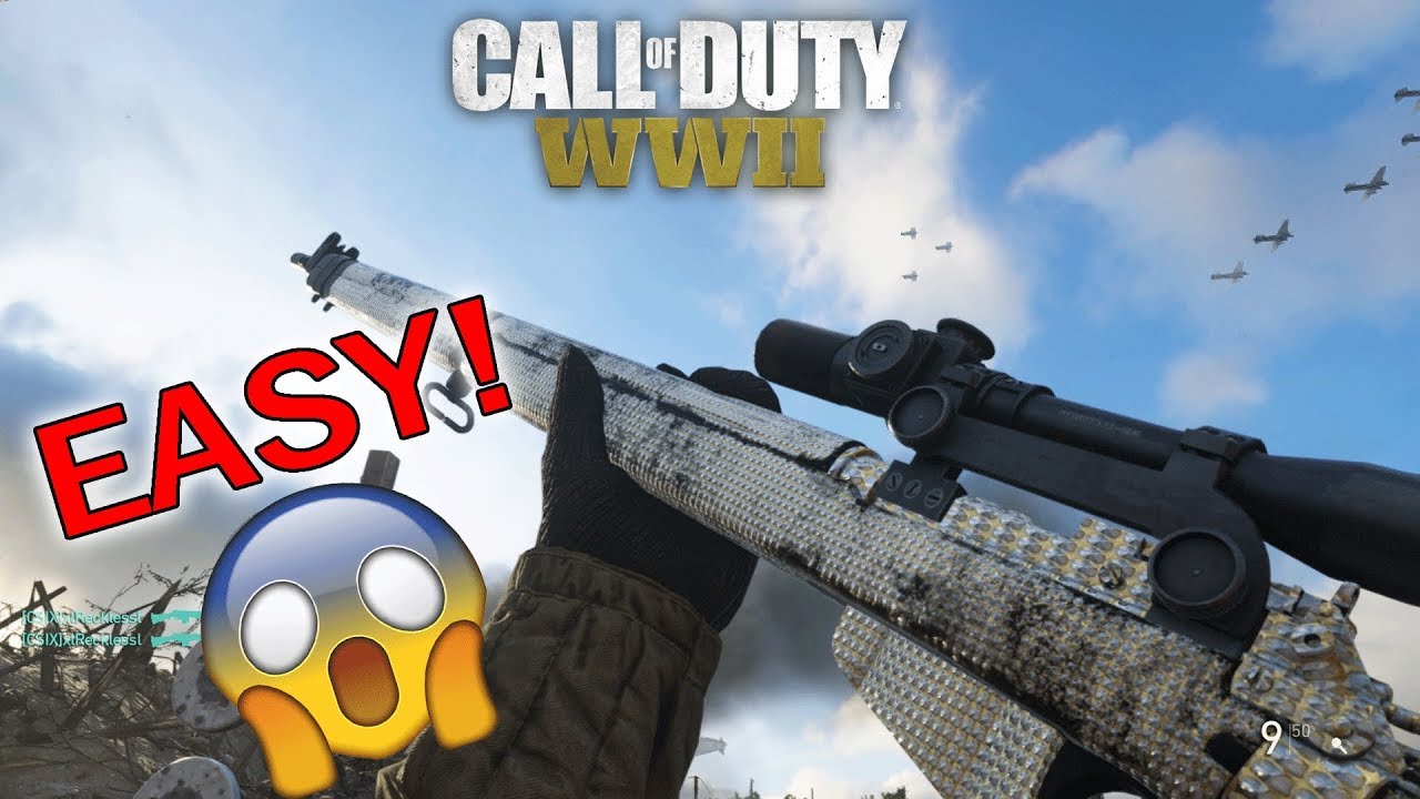 Call of Duty ww2 - how to get *EASY* Diamond SNIPERS! - create a class ...
