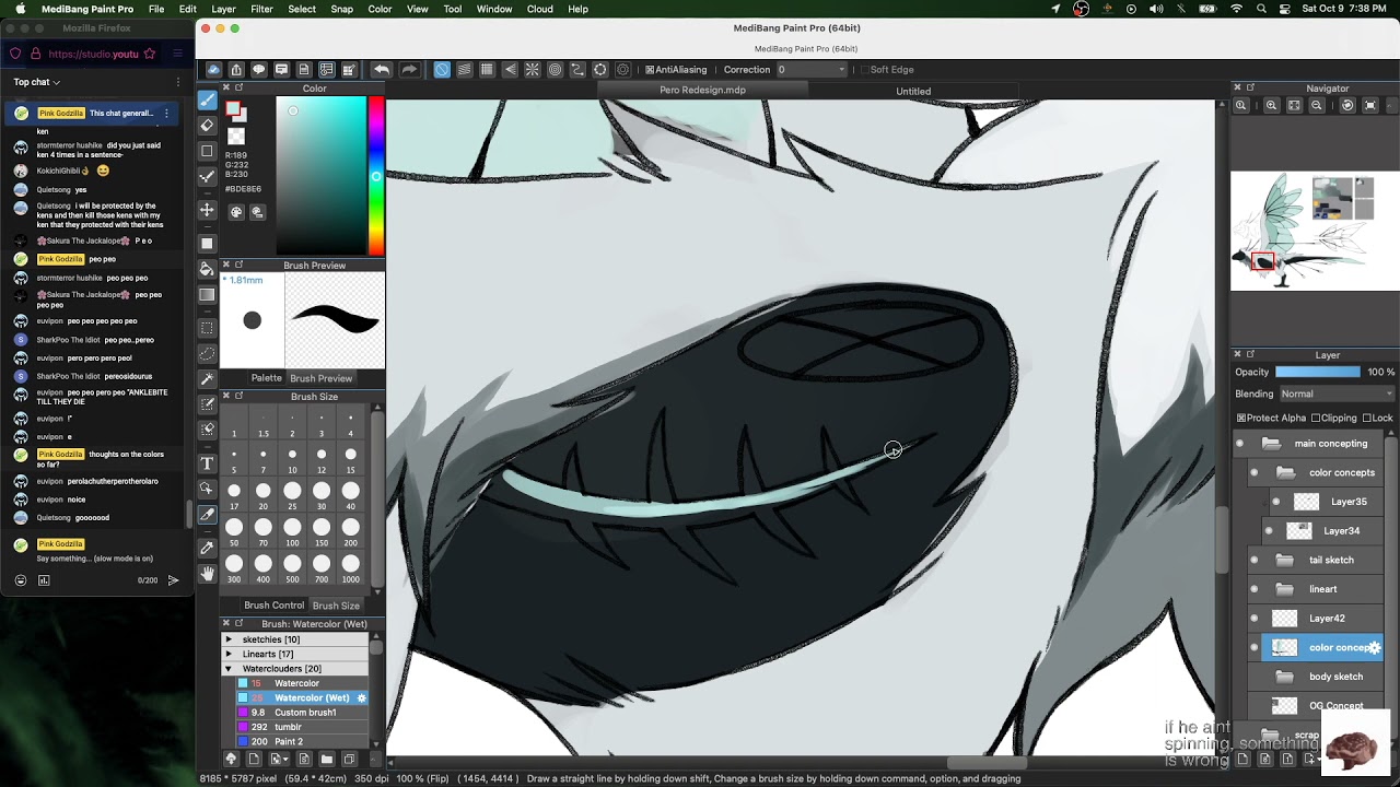 Pero Redesign Not-So-Speedpaint - YouTube