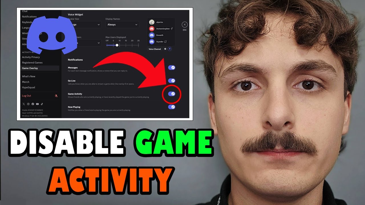 How to Turn Off Game Activity in Discord - Quick Guide - YouTube