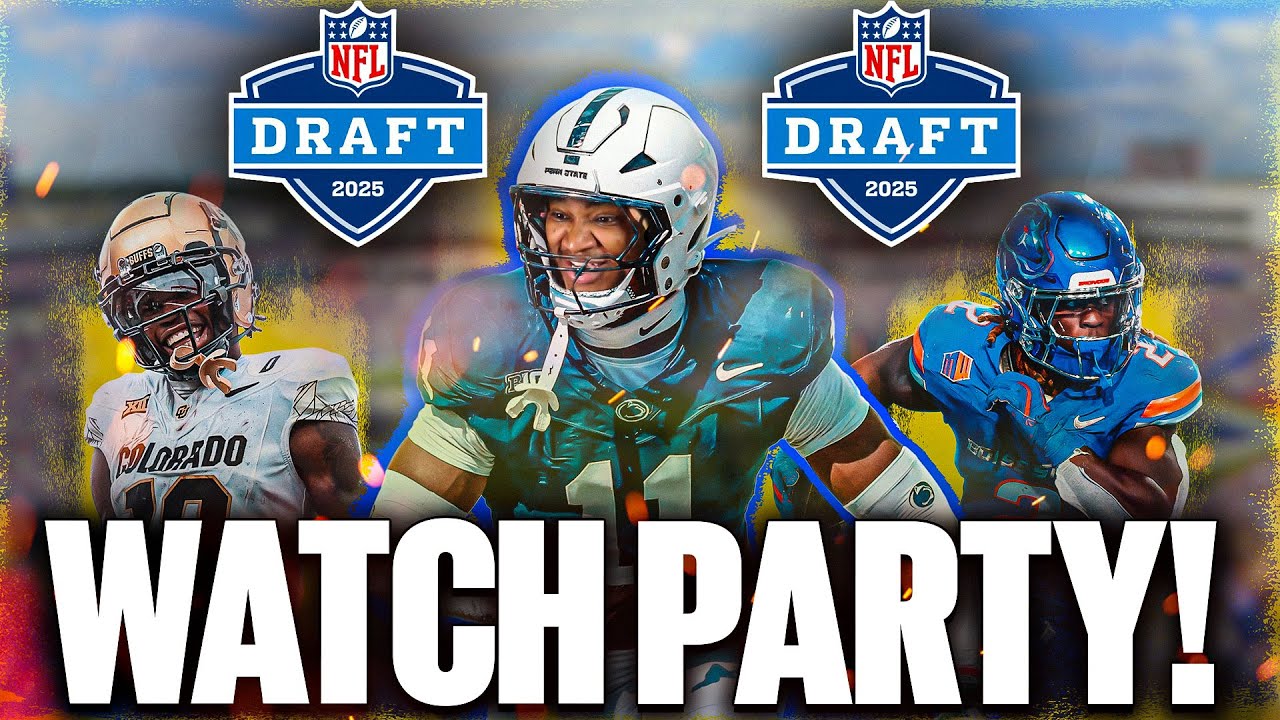 NFL DRAFT WATCH PARTY! LIVE REACTIONS W/ FANS! | MADDEN 25 ULTIMATE ...