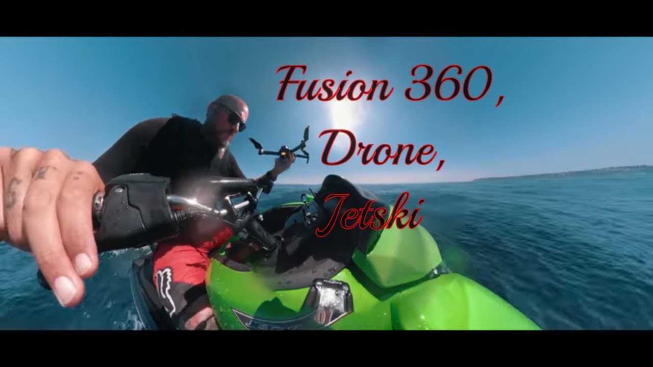 Drone, Jet Ski, 360 camera and Dolphins between Guernsey and Herm ...