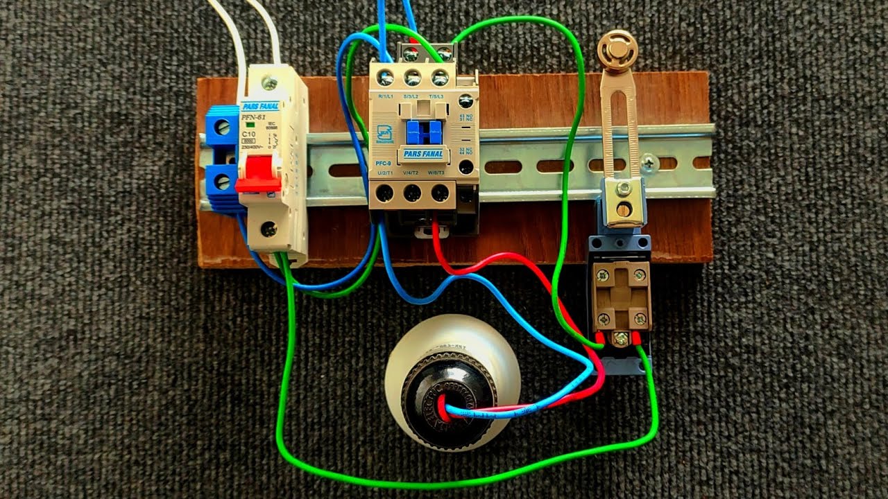 Limit switch wiring with contactor and its application in industry ...