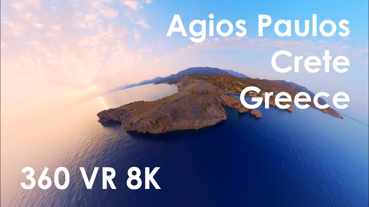 Agios Paulos Crete Greece 360 VR 8K - YouTube