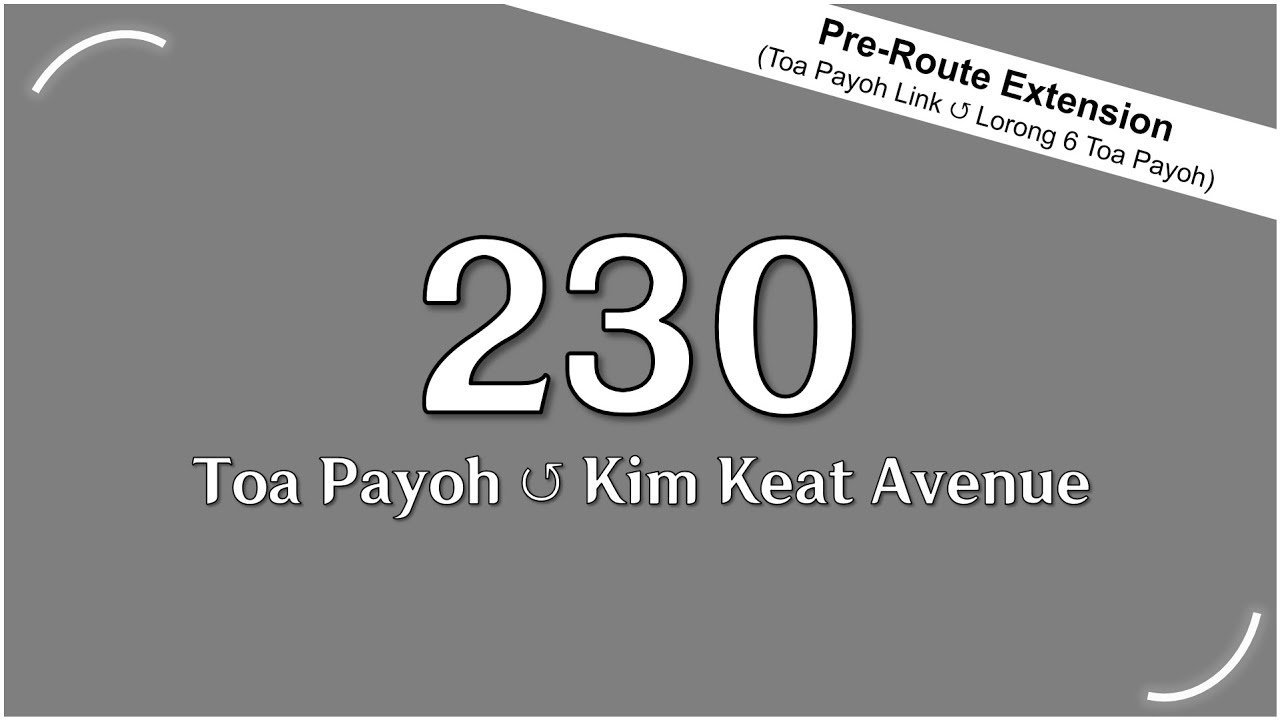 SBS Transit Hyperlapses: Feeder 230 - YouTube