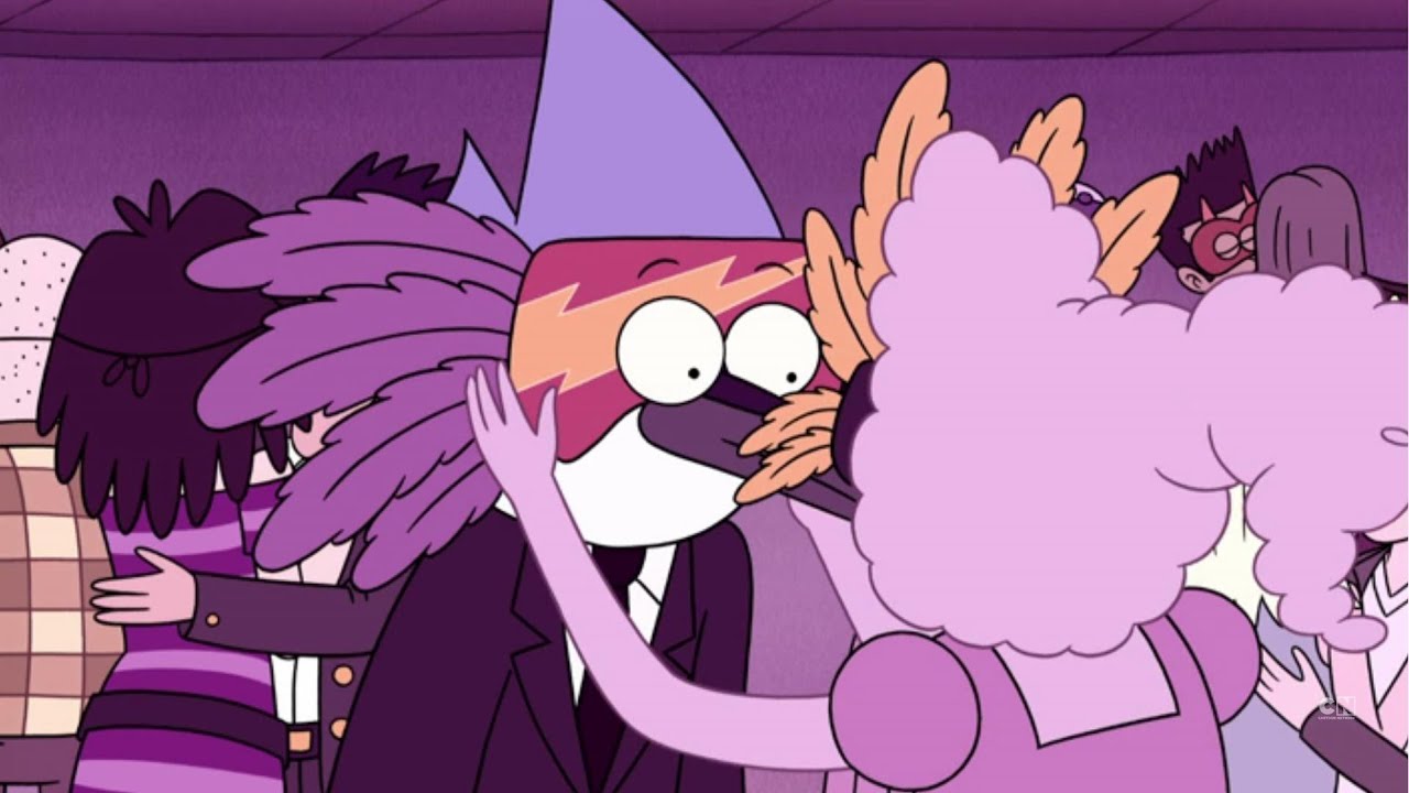 Regular Show - Mordecai And CJ Kiss - YouTube